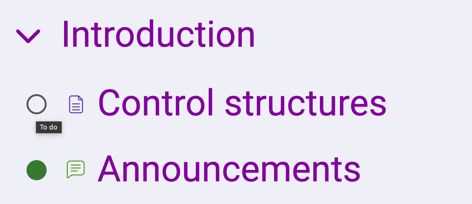Course Navigation with the Table of Contents (TOC) – Open LMS Support